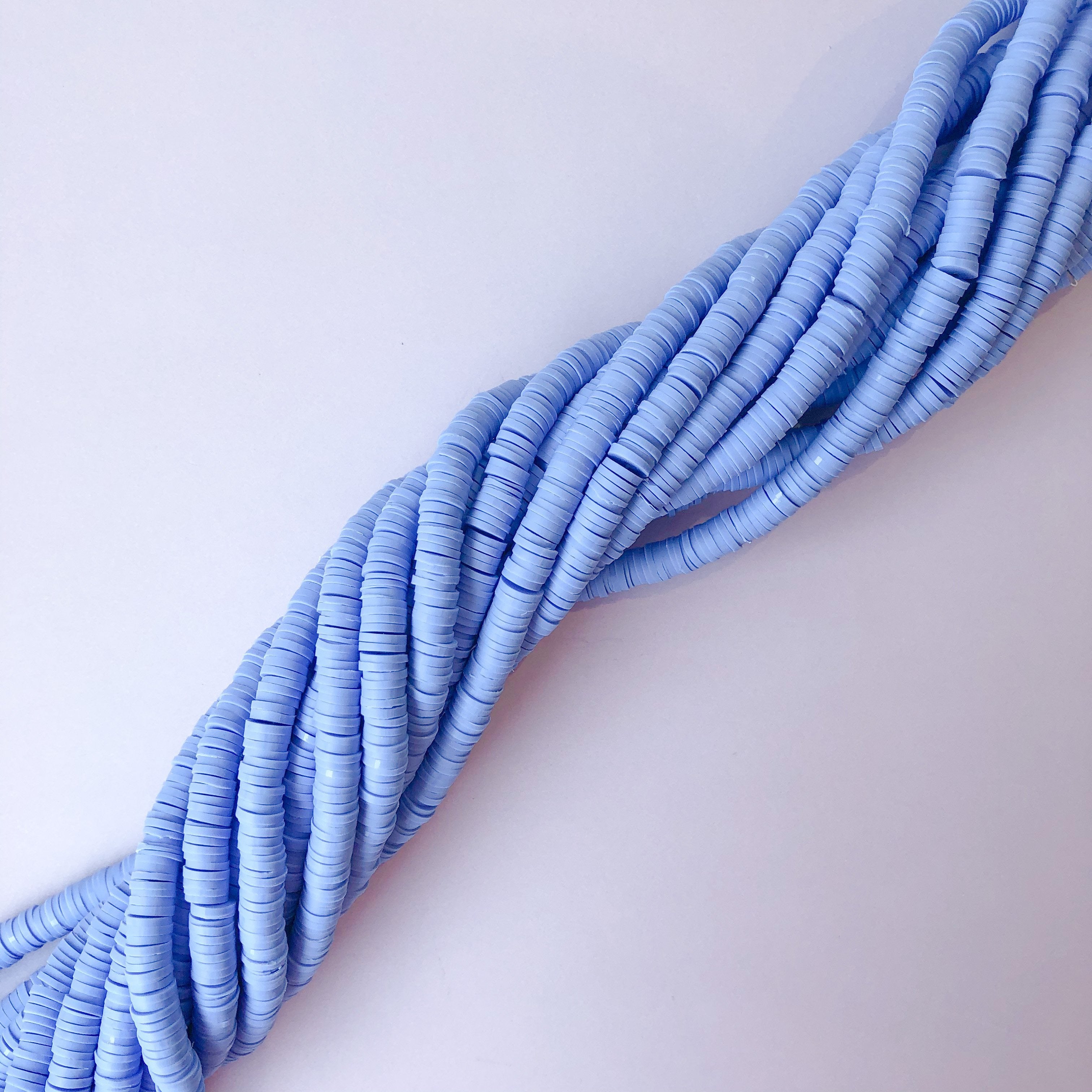 6mm Provincial Periwinkle Polymer Clay Heishi Strand – Beads, Inc.