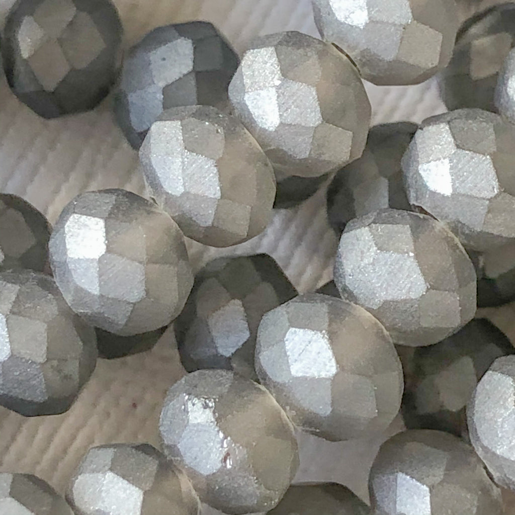 6mm Matte Graphite Faceted Chinese Crystal Strand – Beads, Inc.