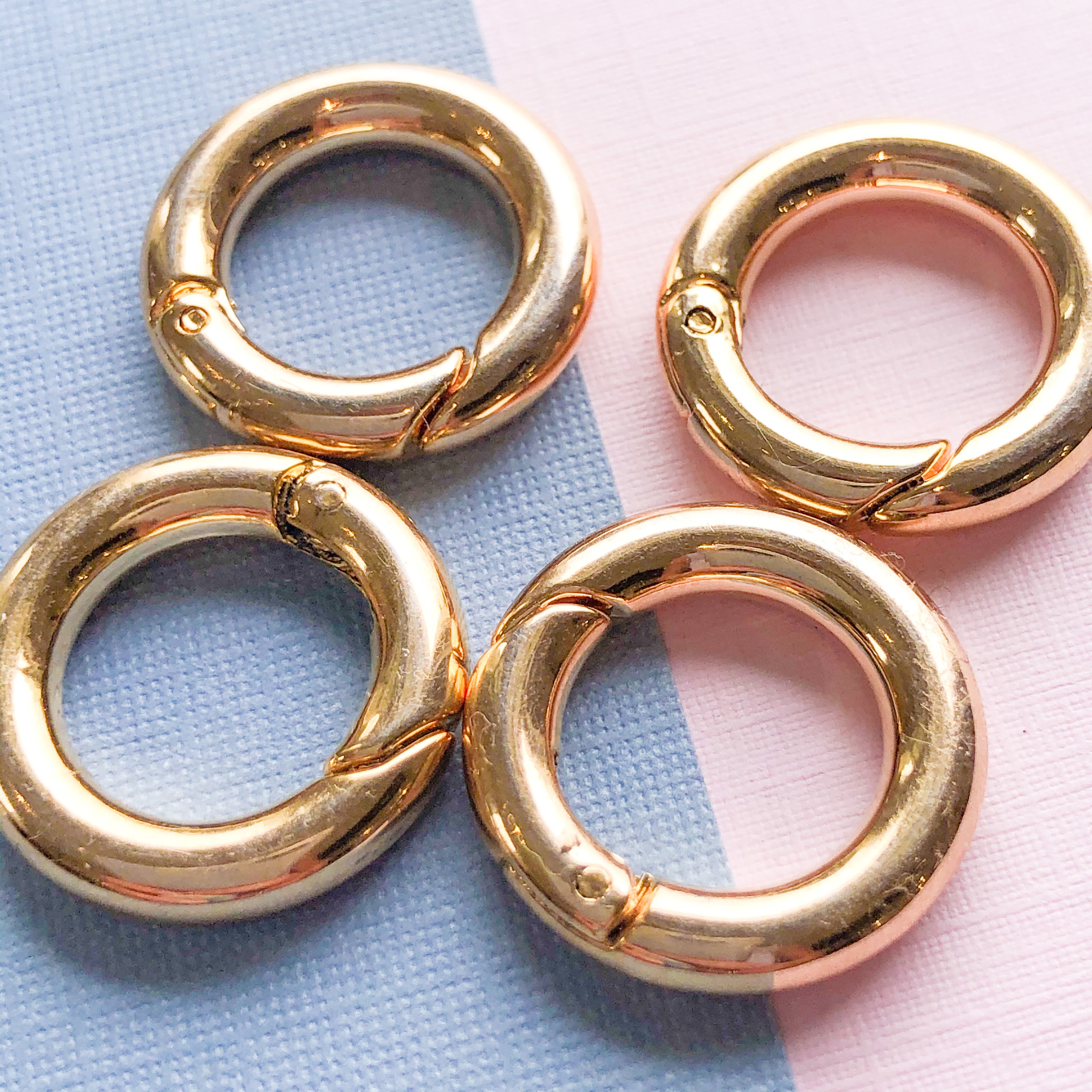 18mm Shiny Gold Charm Enhancer Ring – Beads, Inc.