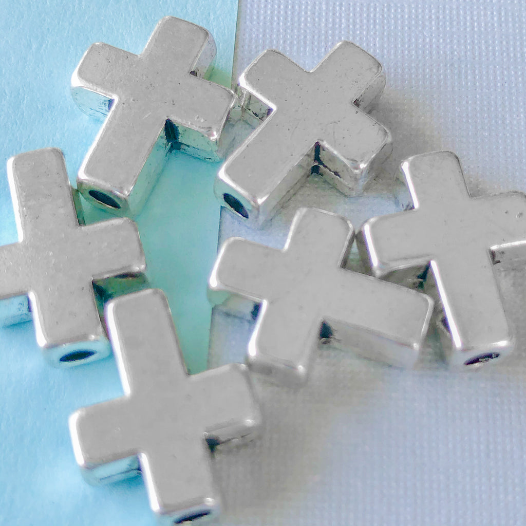 15mm Metal Cross Bead -6 Pack – Beads, Inc.