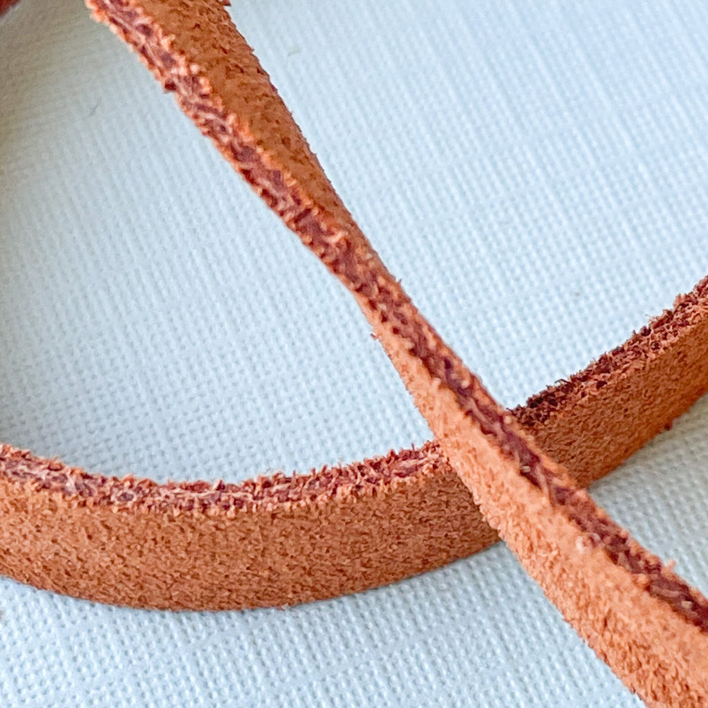 10mm Tawny Natural Suede - 3' Section – Beads, Inc.