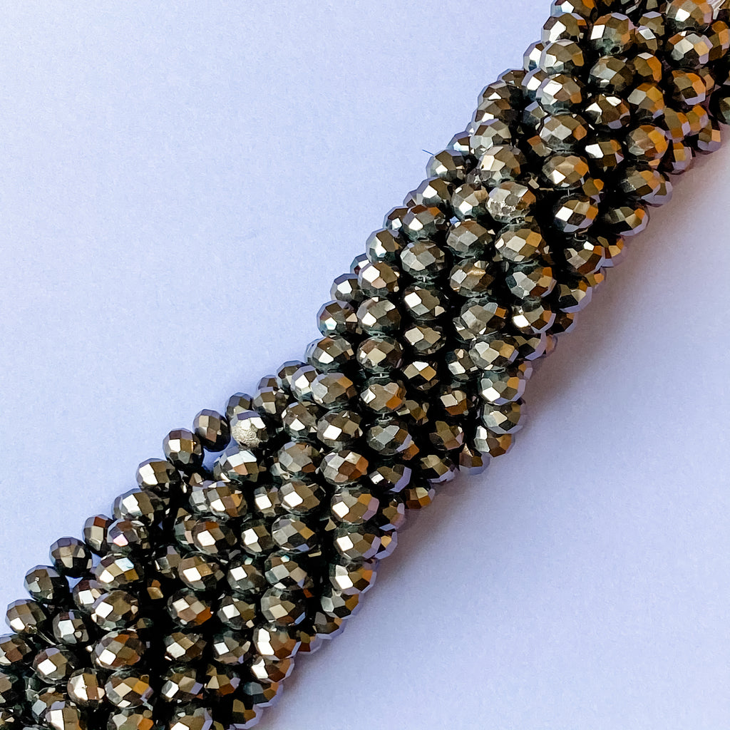 6mm Mink Opaque Faceted Chinese Crystal Strand – Beads, Inc.