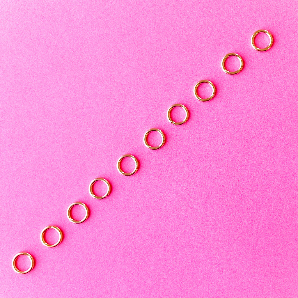6mm Gold Filled Soldered Jump Rings - Pack of 10 – Beads, Inc.