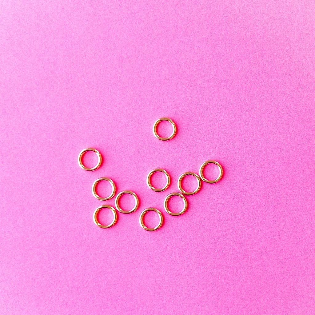 6mm Gold Filled Soldered Jump Rings - Pack of 10 – Beads, Inc.