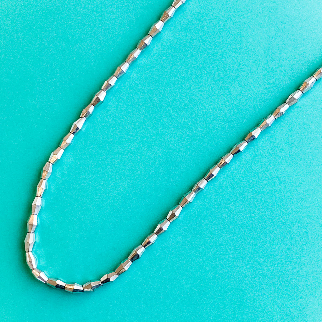 8mm Silver-Plated Brass Faceted Marquis Beads – Beads, Inc.