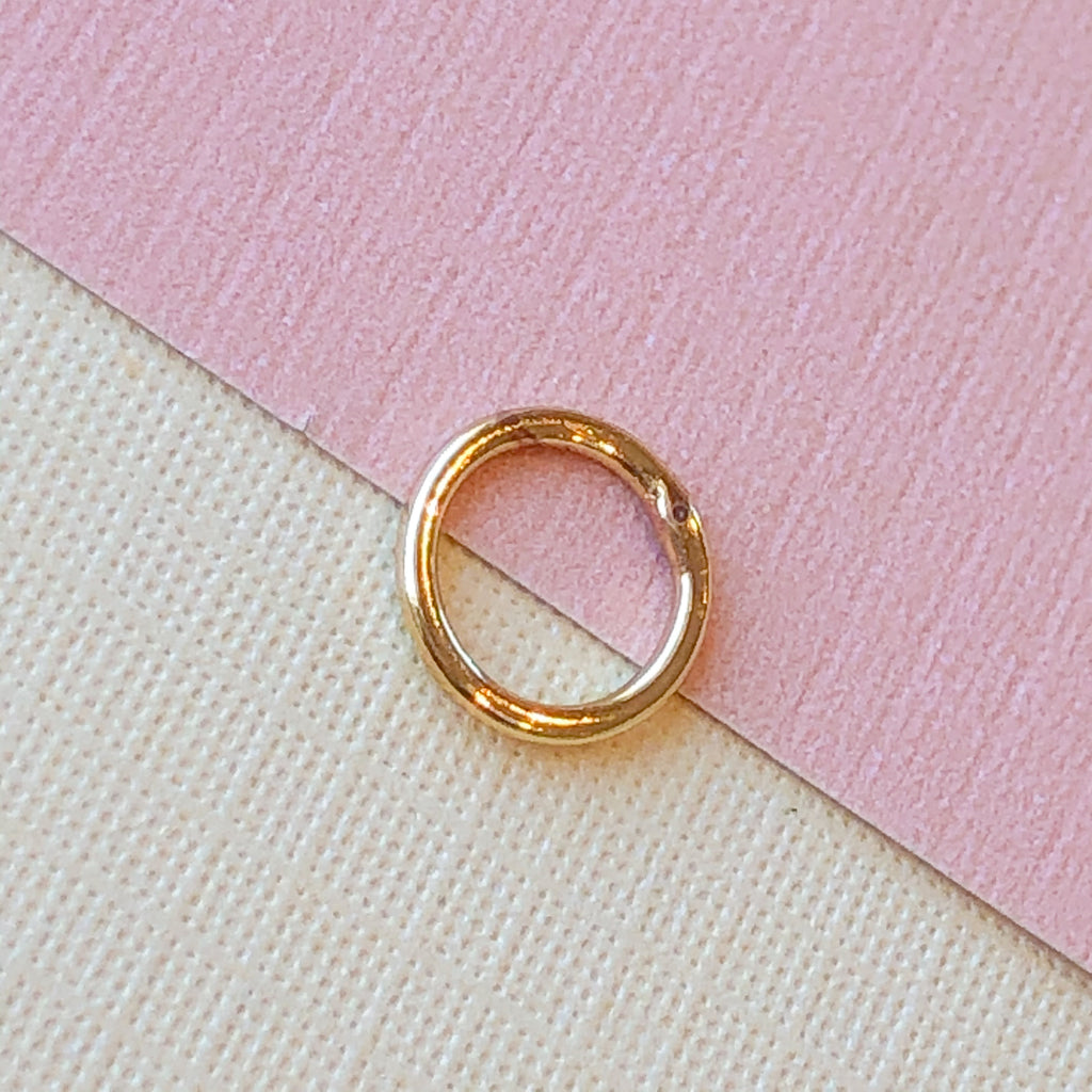 8mm Shiny Gold Plated Soldered Jump Rings - 20 Pack – Beads, Inc.