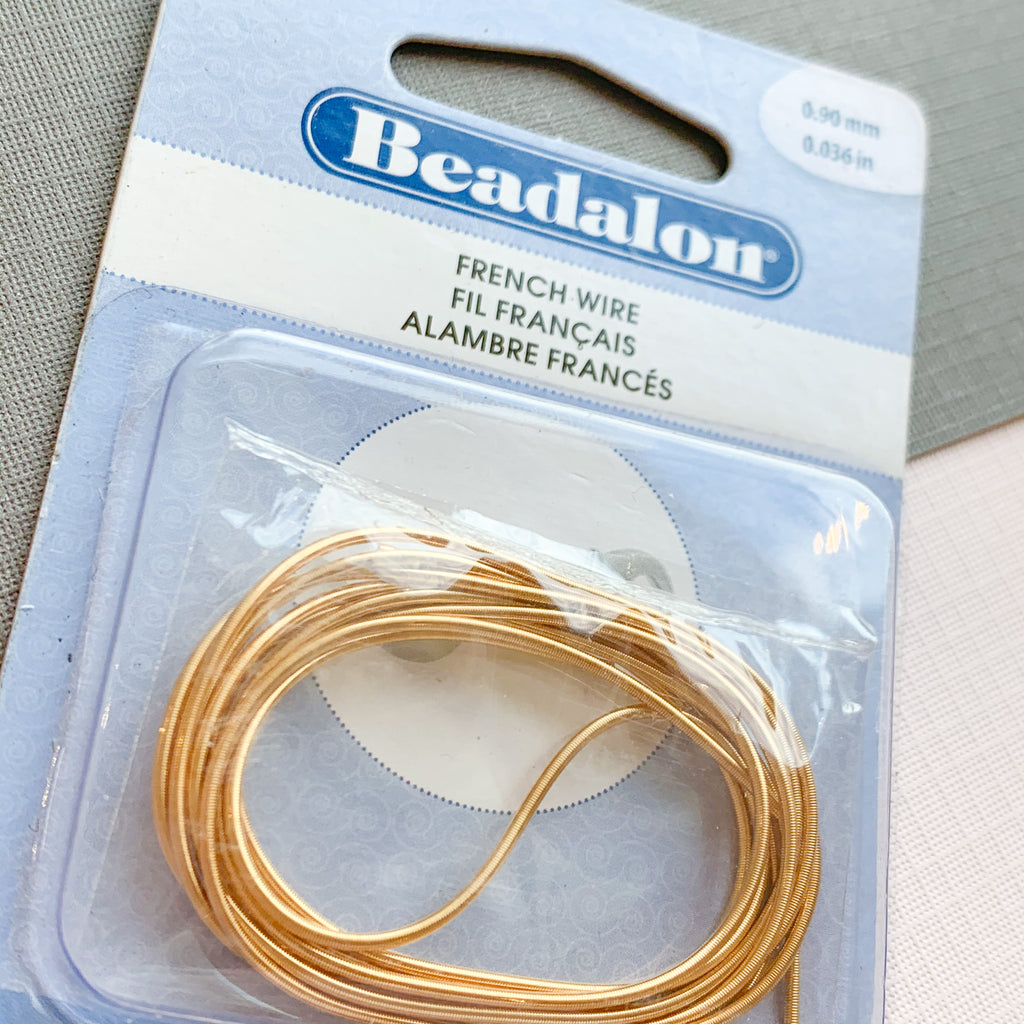 .9mm Gold French Wire – Beads, Inc.