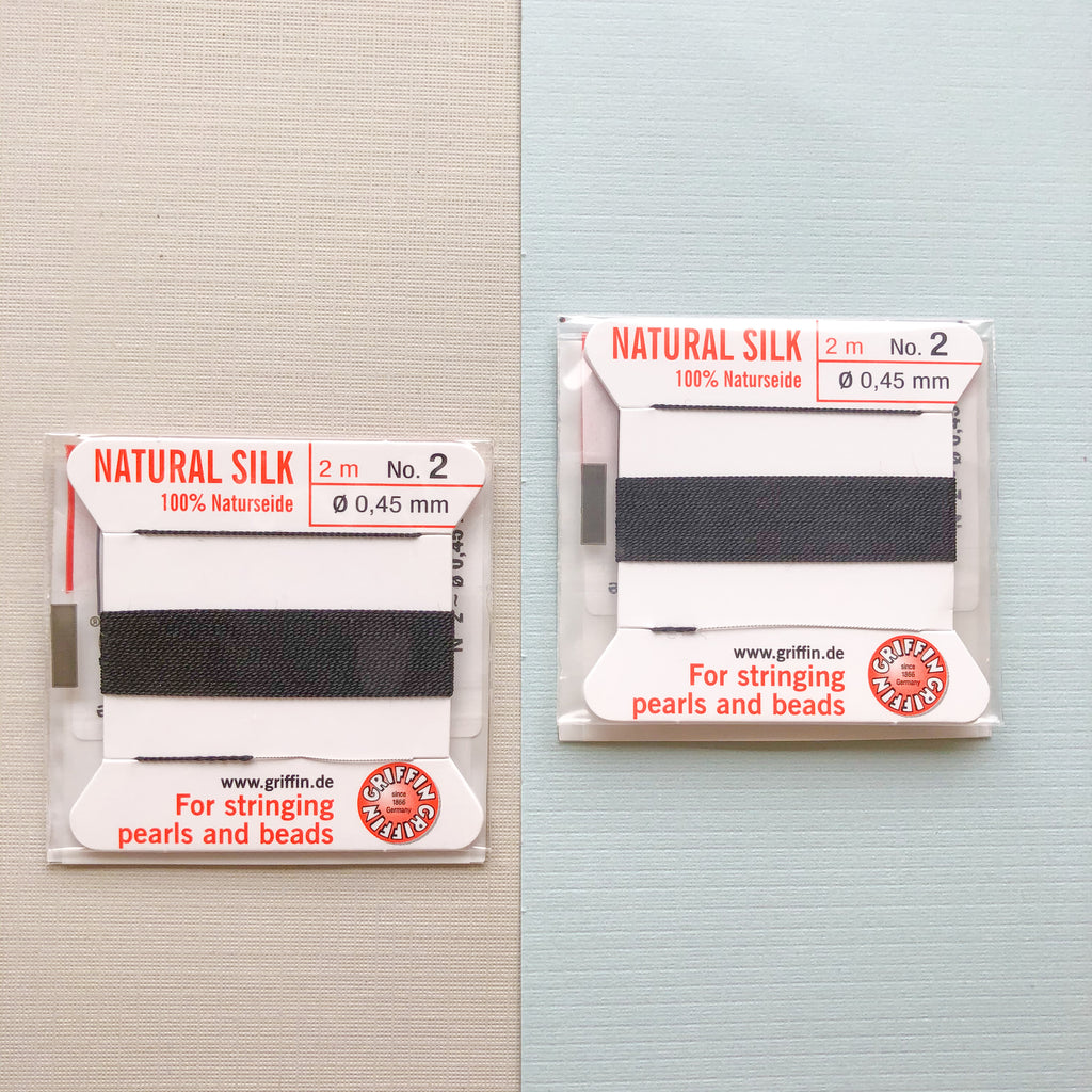 Black Knotting Silk - 2 Pack – Beads, Inc.