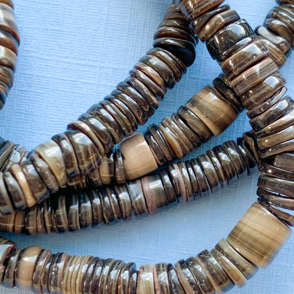 5mm Shittake Heishi Shell Strand – Beads, Inc.