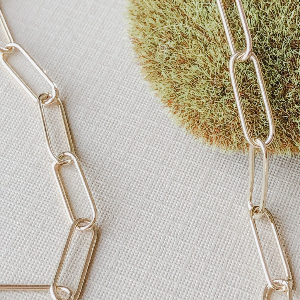 14mm Gold Plated Shiny Paperclip Chain – Beads, Inc.