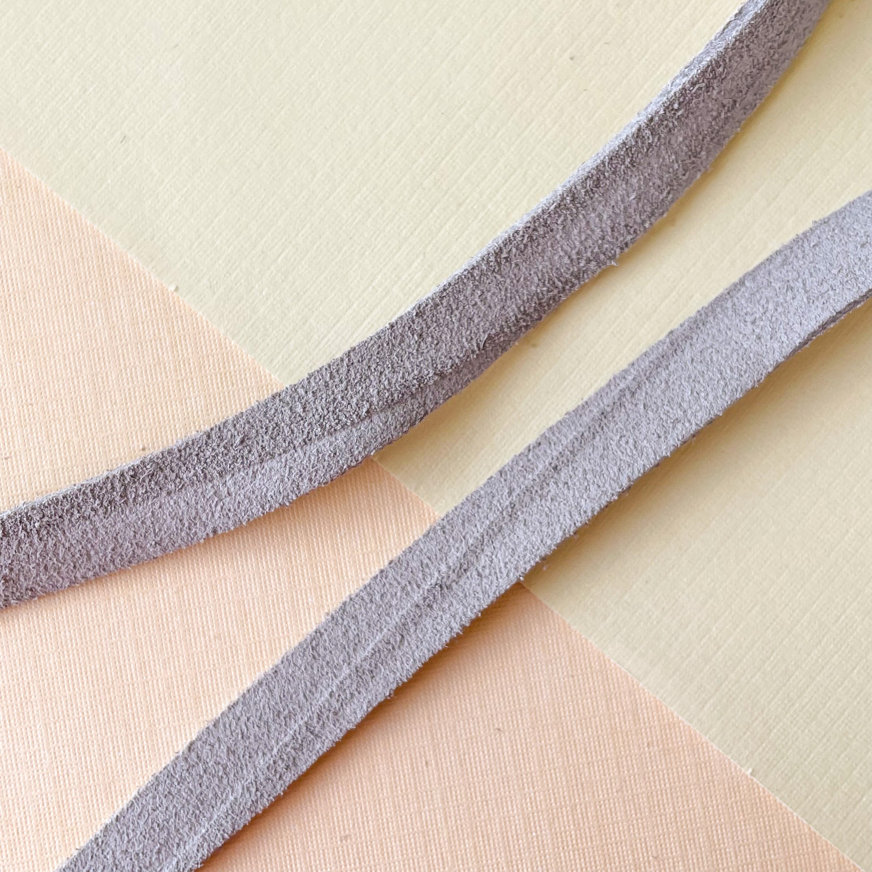 10mm Dove Natural Suede - 3' Section – Beads, Inc.