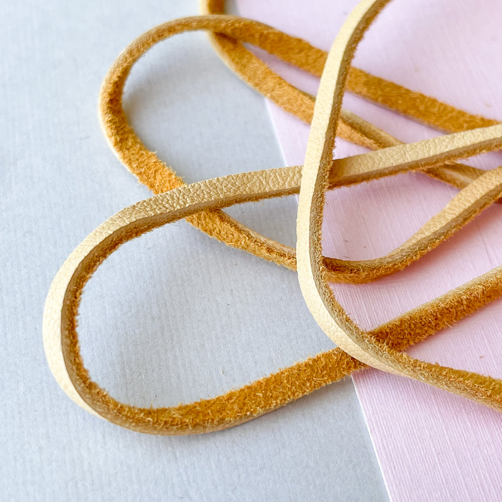3mm Buff Soft Deer Skin - 3.5' – Beads, Inc.